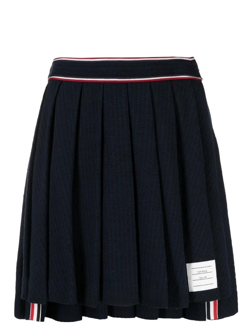THOM BROWNE Thom Browne Horizontal-Stripe Knitted T-Shirt